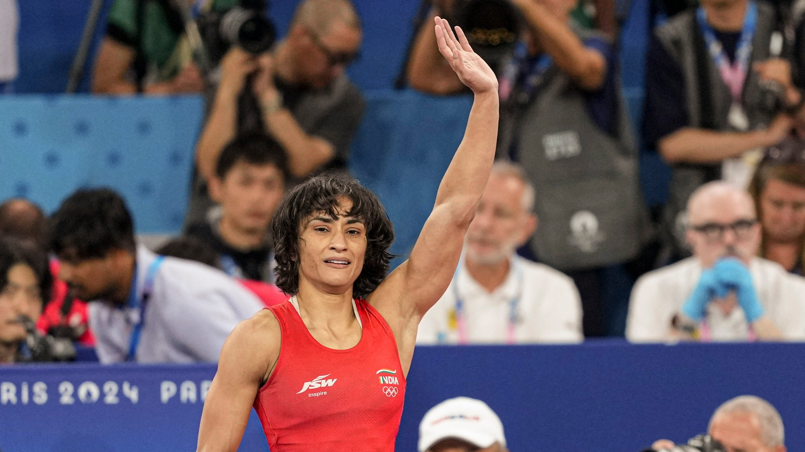Vinesh Phogat Secures Gold Medal Match Spot in Paris Olympics Wrestlin
