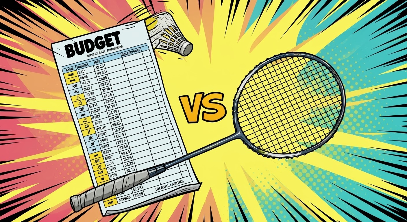 The Ultimate Showdown: Budget vs. Pro Badminton Racket