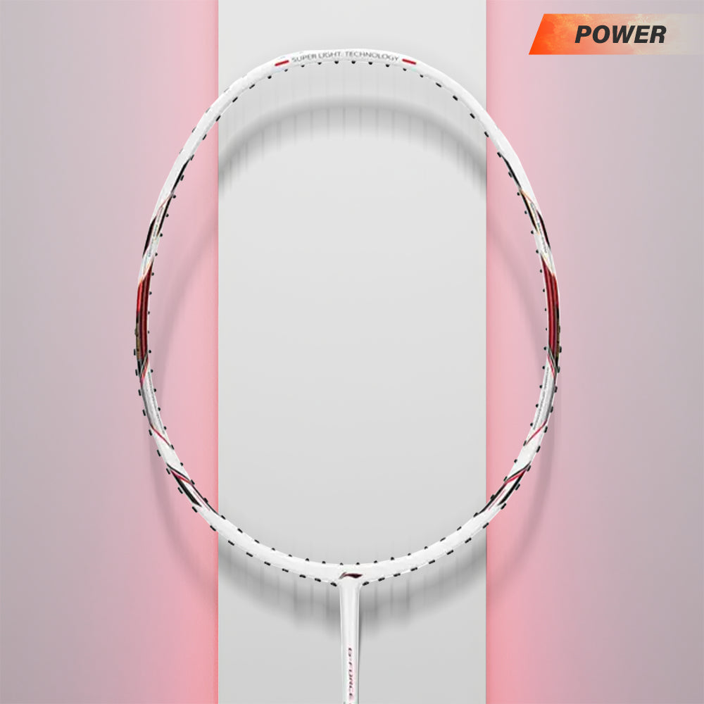 Li-Ning GForce 5900 Superlite Badminton Racket - White/Red/Black ...
