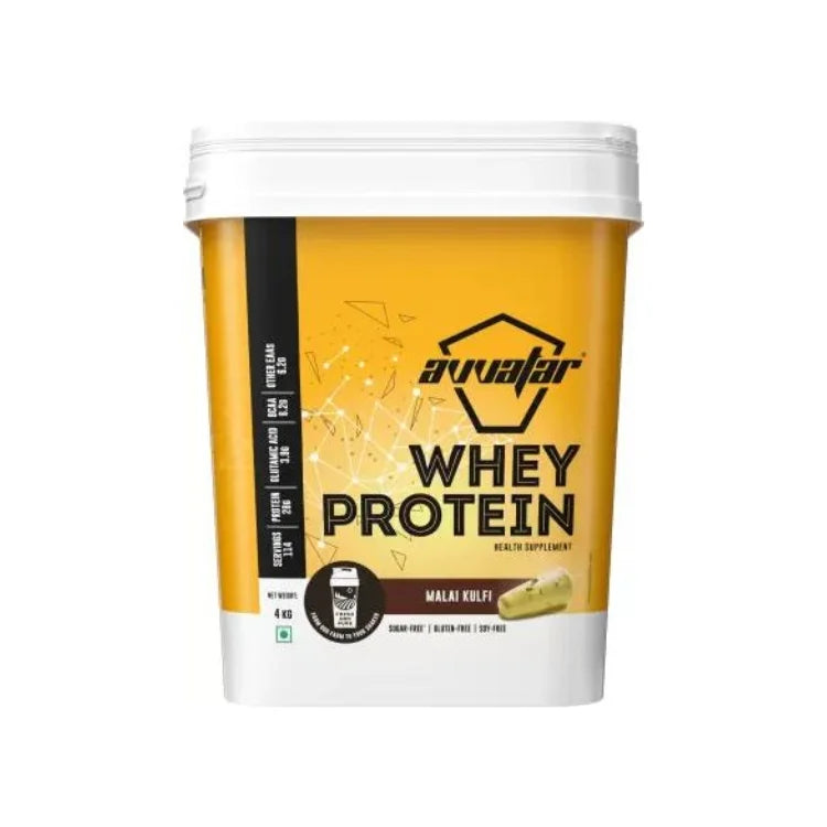 Buy Now Avvatar Whey Protein 4Kg Multi Flavour - InstaSport