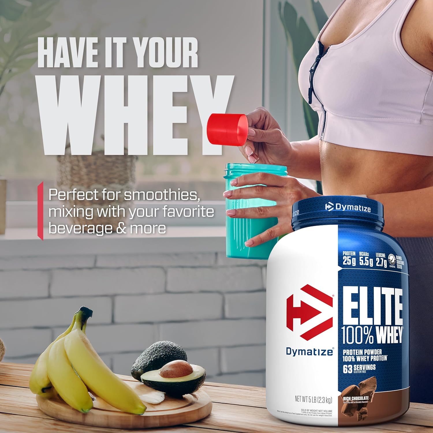 Buy Now Dymatize Elite 100 Whey Protein - InstaSport
