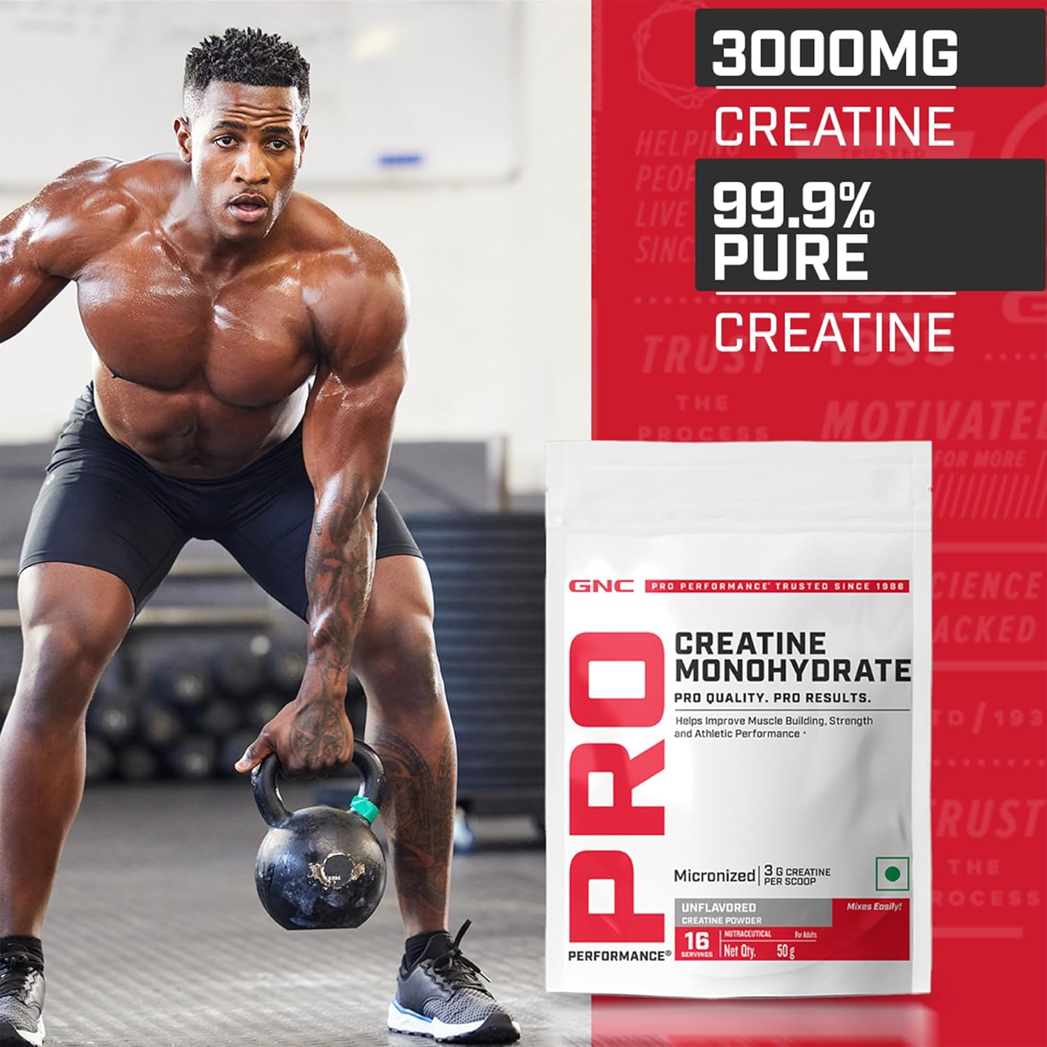 Buy Now GNC Creatine Monohydrate - InstaSport