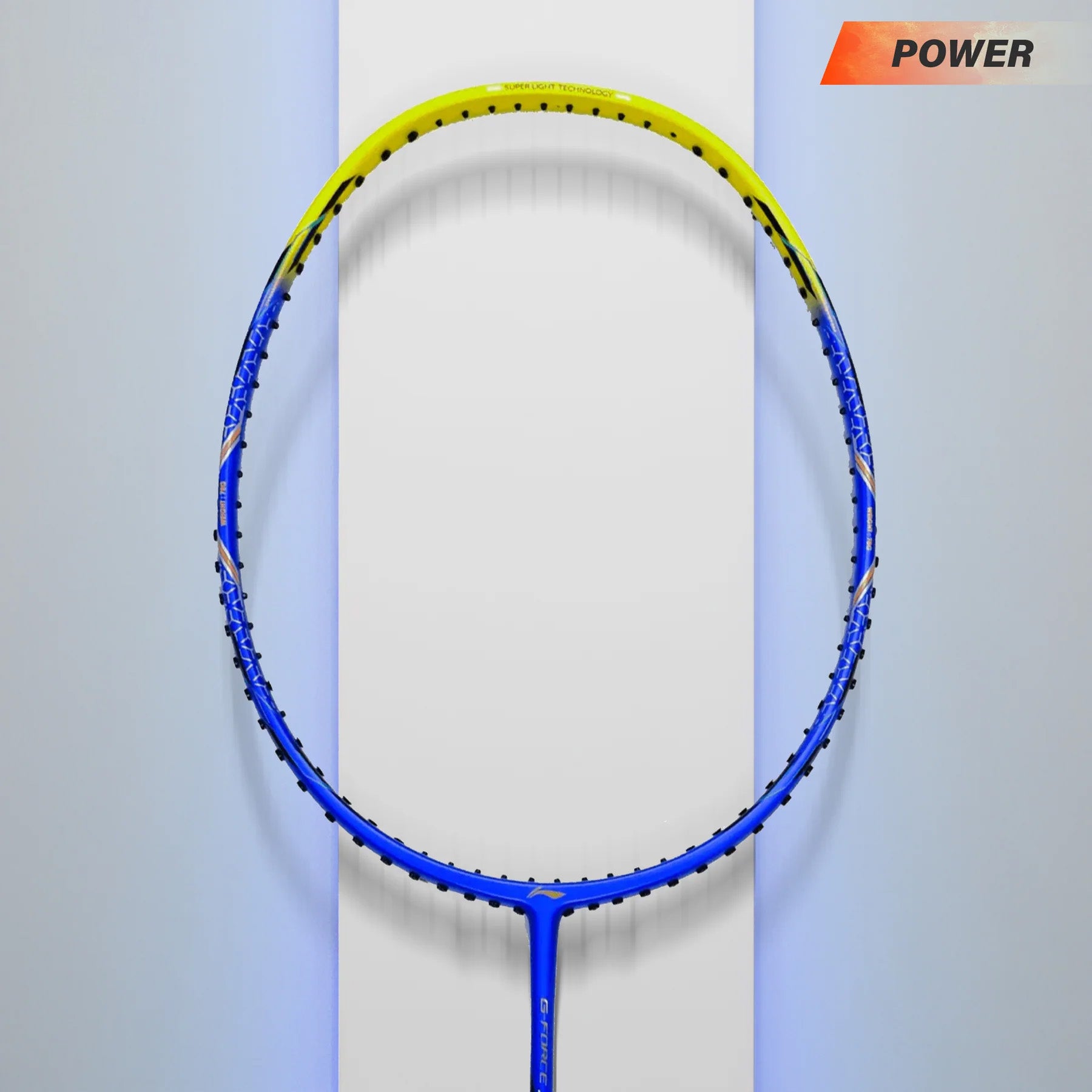 Li-Ning GForce 3600 Superlite Badminton Racket (Blue/Yellow) | InstaSport