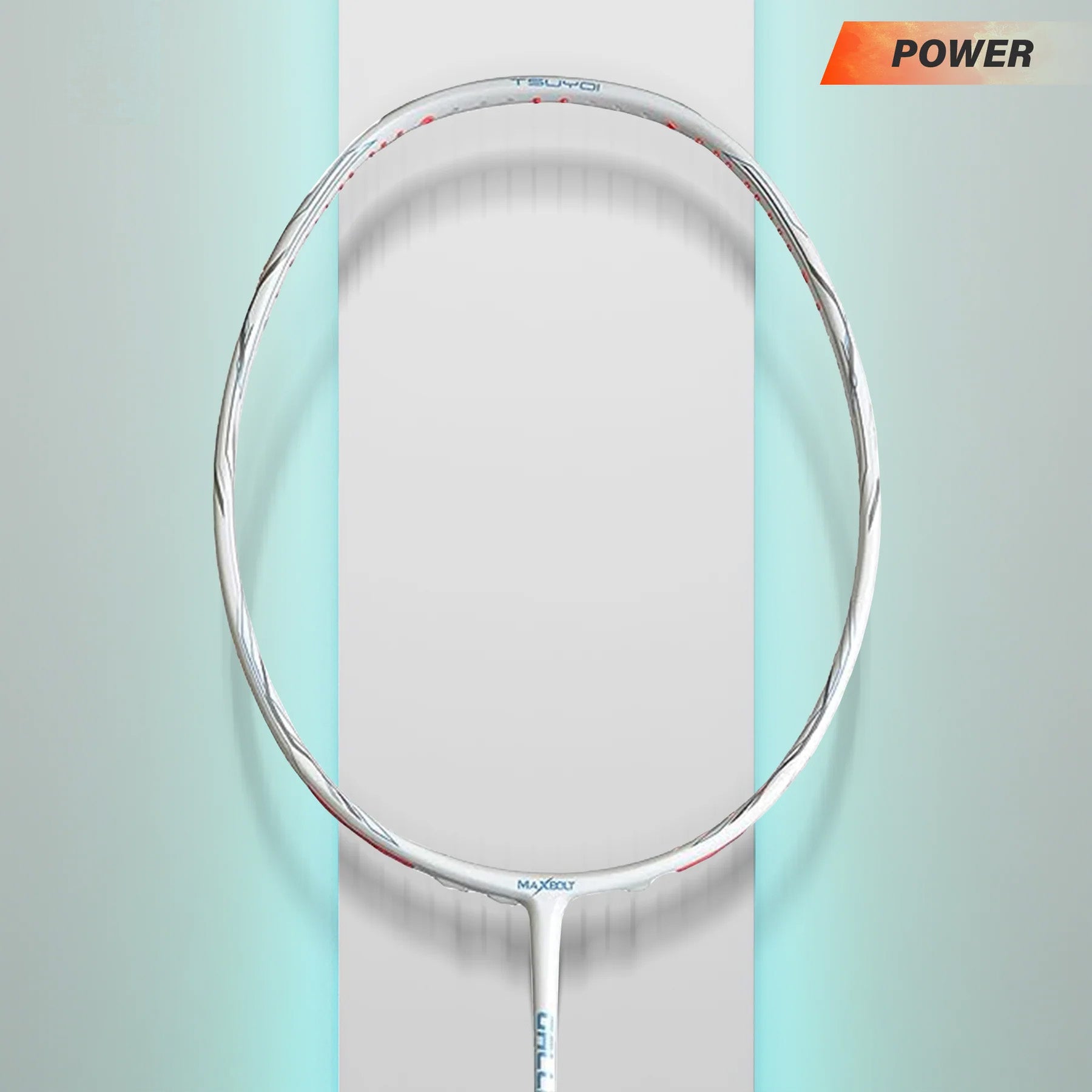 Maxbolt Gallant Tour (White) Badminton Racket With Cover | InstaSport